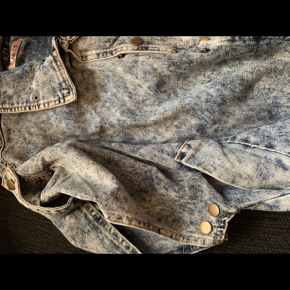 Jackets & Coats | Batwing Snap Retro Jacket Light Blue Jean Wash | Poshmark